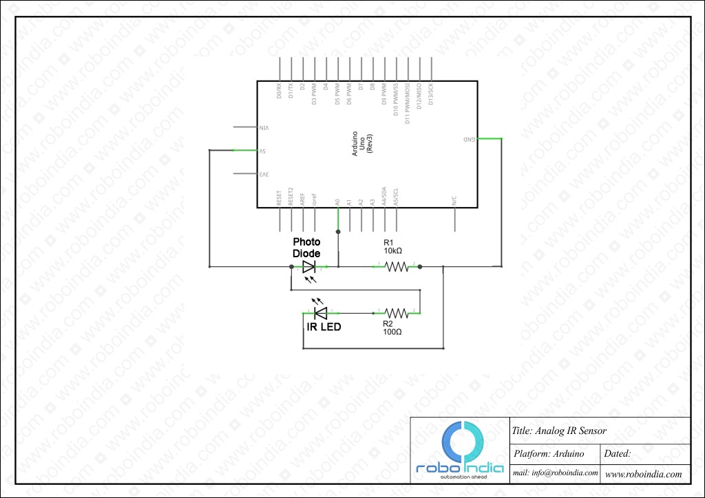 Arduino Ir Proximity And Color Detection Sensor Robo India Tutorials Learn Arduino