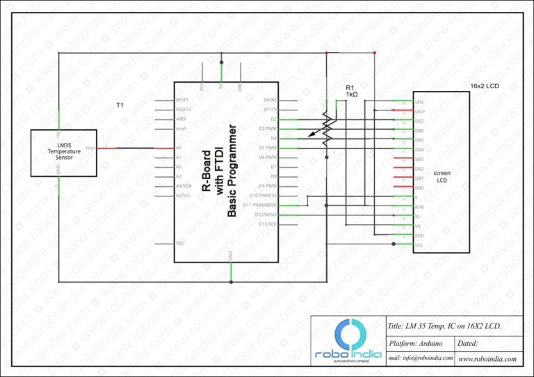 Arduino Lm 35 Temperature Sensor Robo India Tutorials Learn Arduino Robotics