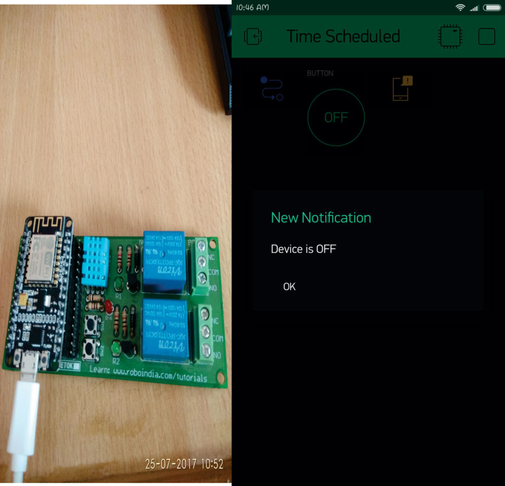 Blynk For Nodemcu Time Scheduled Switching Robo India Tutorials Learn Arduino Robotics