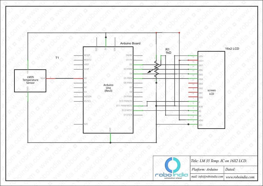 Arduino Lm 35 Temperature Sensor Robo India Tutorials Learn Arduino Robotics