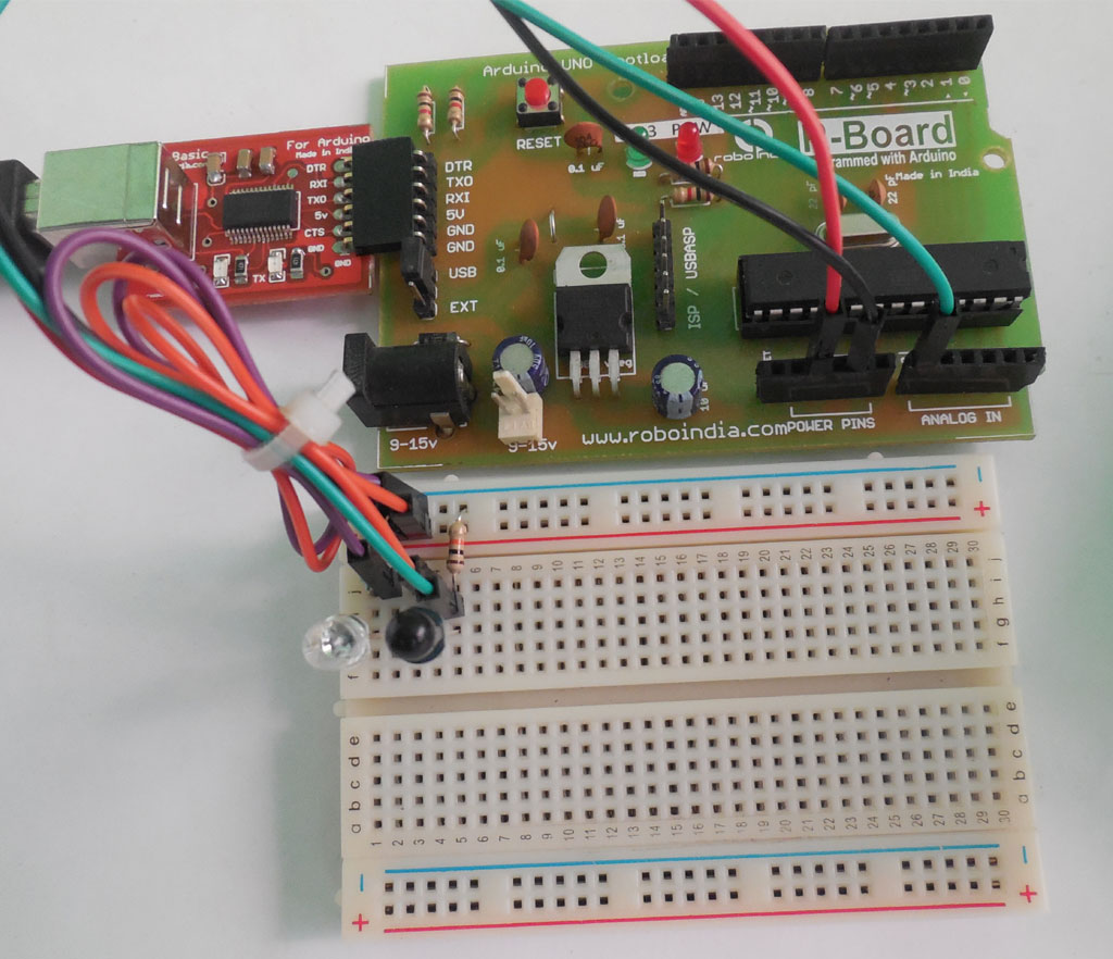 Arduino Ir Proximity And Color Detection Sensor Robo India Tutorials Learn Arduino