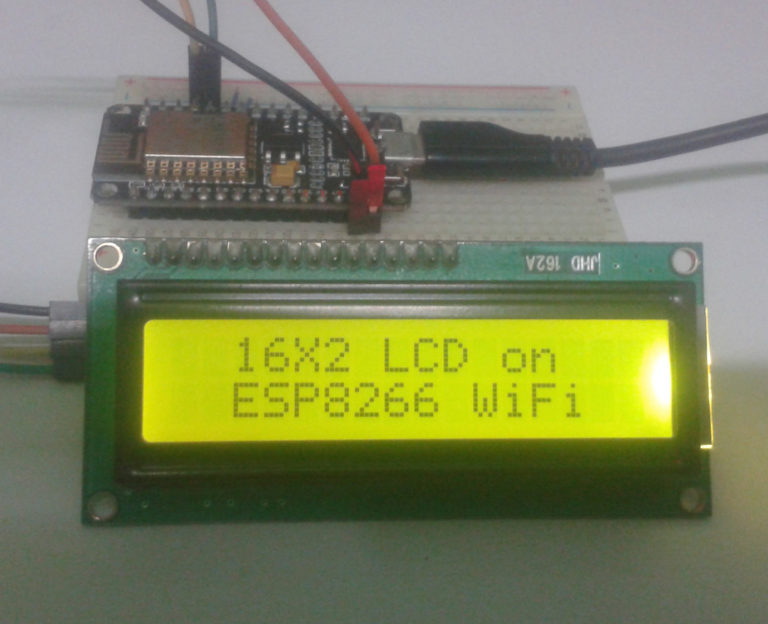 Lcd On Esp8266 Using Lua Robo India Tutorials Learn Arduino Robotics