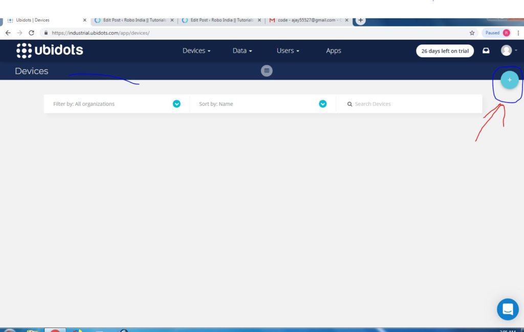 Subscribe Data From Ubidots Using Nodemcu Esp8266 Robo India Tutorials Learn Arduino