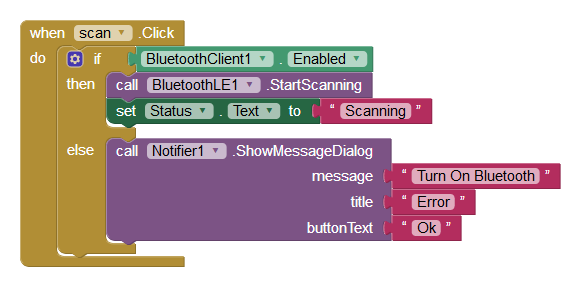 Led Control With Ble Module Hm10 Mit App Inventor Robo India Tutorials Learn Arduino
